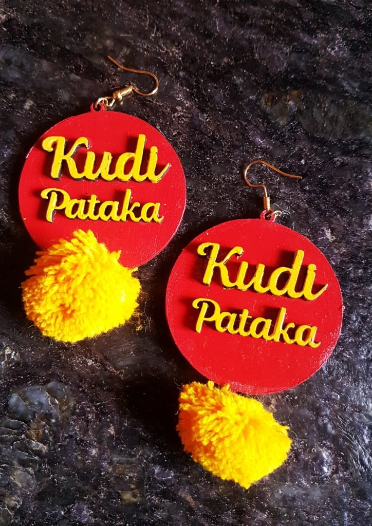 Buy customized Handmade Kudi Pataka Earring