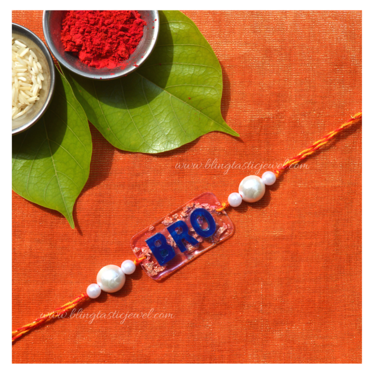 Bro code resin rakhi for brother